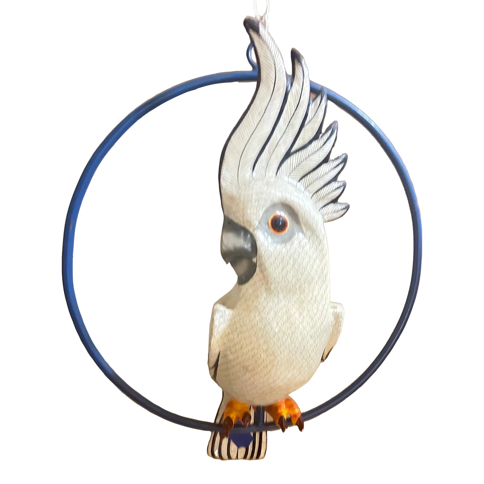 1970 Giant Cockatoo Paper Mache Sculpture After Bustamante | Chairish