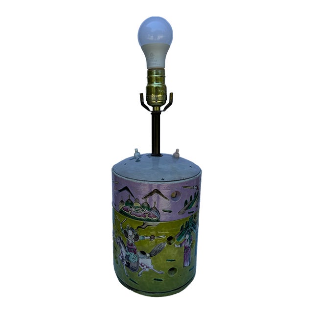 18th Century Chinese Sweetmeat Box Converted Into Lamp | Chairish