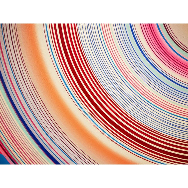 2022 "Love Like Blood" Contemporary Colorful Concentric Circle Abstract ...