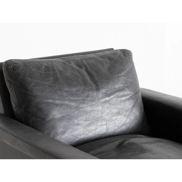 Mid-Century Swedish Leather Armchair from Mio, 1960s | Chairish