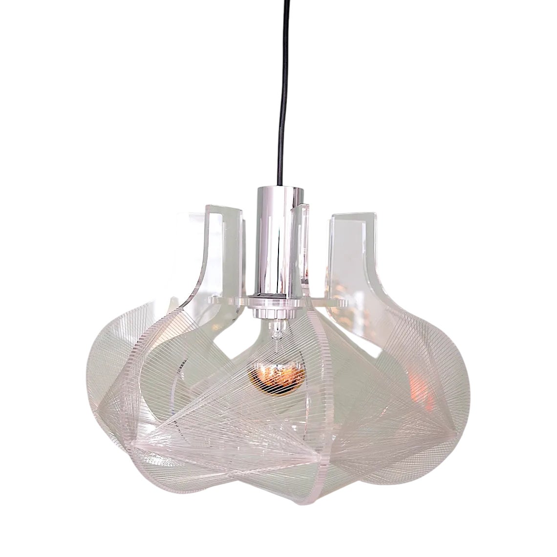 Table Lamp attributed to Paul Secon for Sompex, 1970s | Chairish
