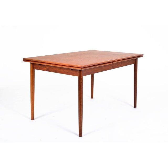Mid-Century Danish Modern Teak Extending Dining Table from AM Mobler ...