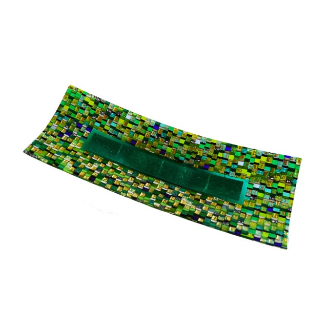 Marea R50 Murano Glass Plate by Stefano Birello for VéVé Glass | Chairish