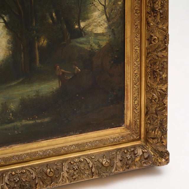 19th Century Oil Painting of Dance of the Nymphs | Chairish