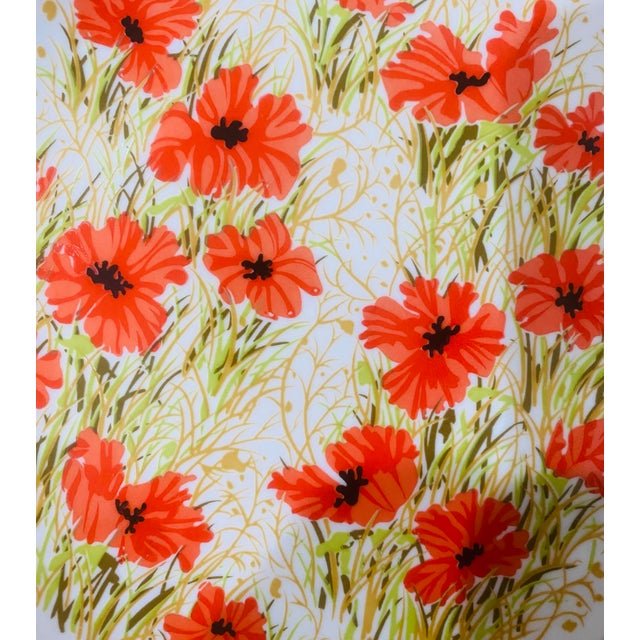 Neiman Marcus Poppy Flowers Lunch Plates Designed by Fitz & Floyd- Set ...