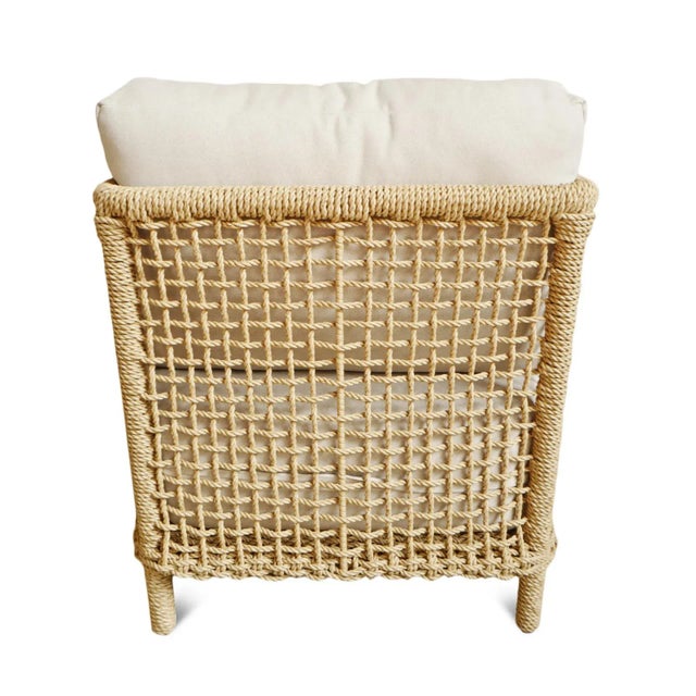 Outdoor Rattan Rope Club Chair | Chairish