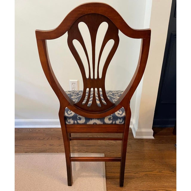 4 Shield Back Dining Chairs | Chairish