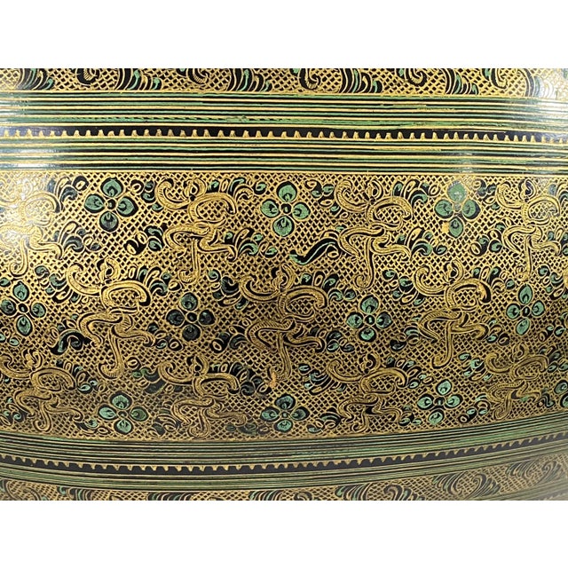 Museum Burmese Temple Offering Box /Vessel | Chairish