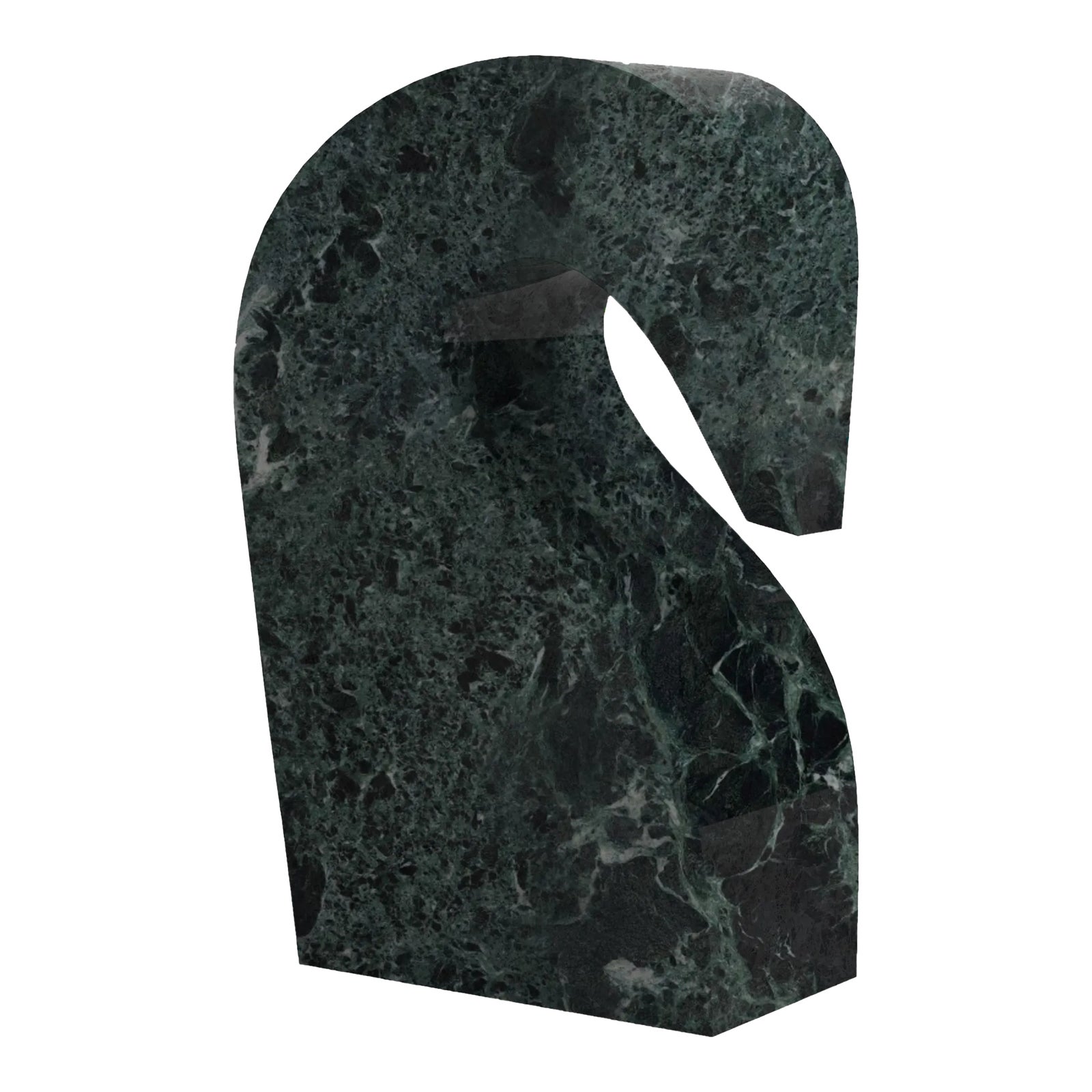 “Metis” Horse Sculpture in Alpi Green Marble | Chairish