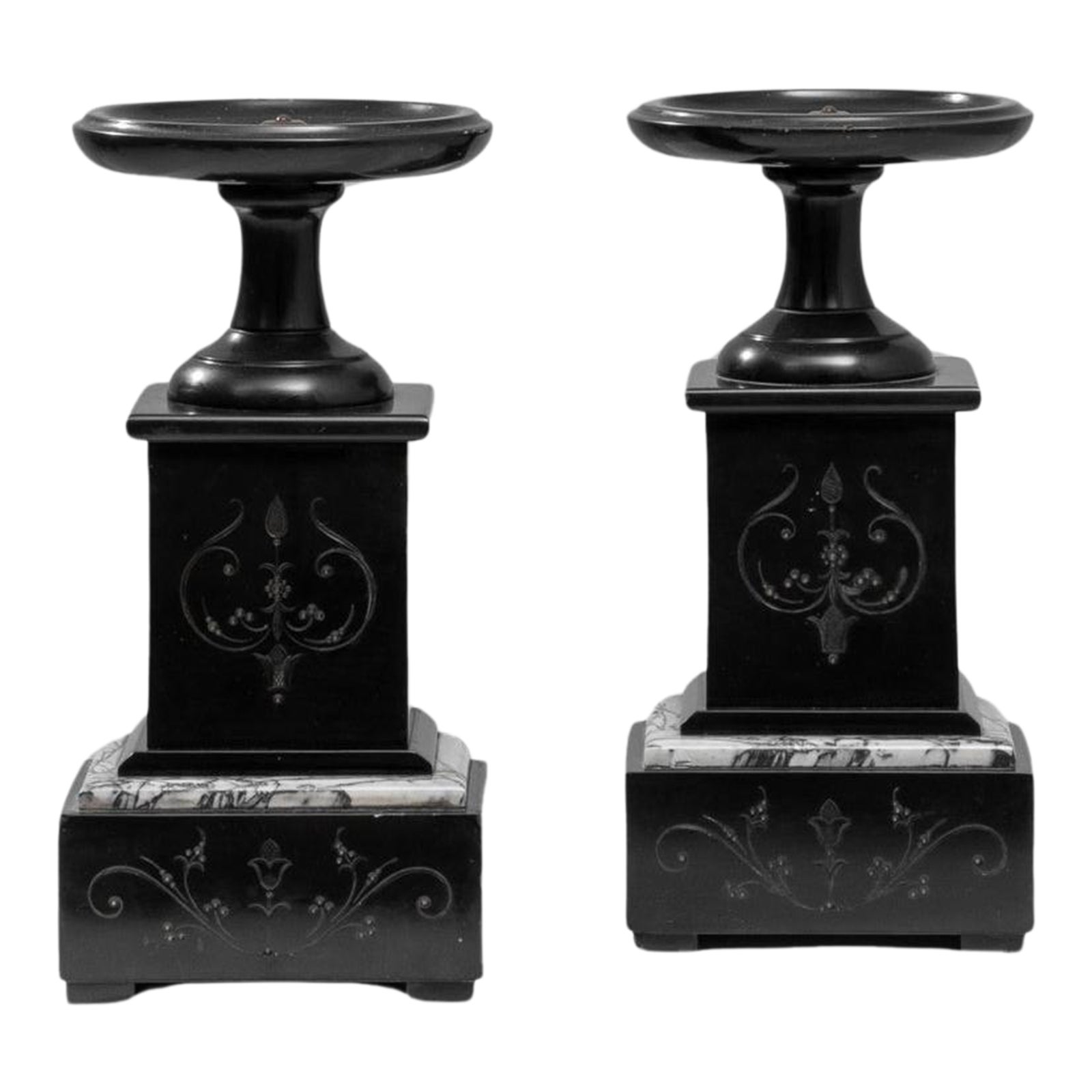 19th Century French Metal Cassolettes, a Pair | Chairish