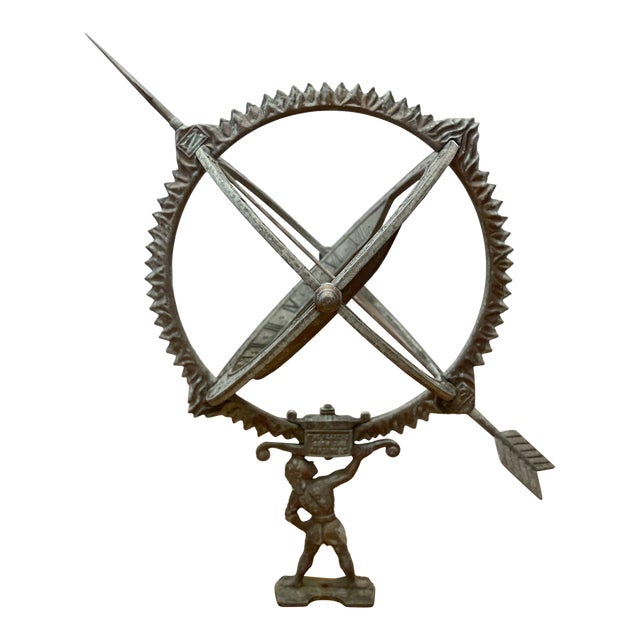 Bronze Gyroscope Circa 1930's With Astronomical Symbols | Chairish