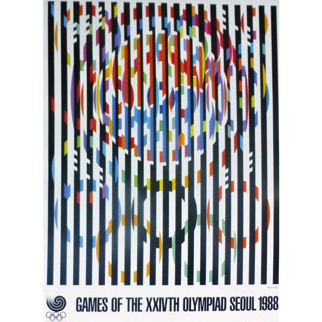 1988 Seoul Olympic Games, Yaacov Agam Poster | Chairish