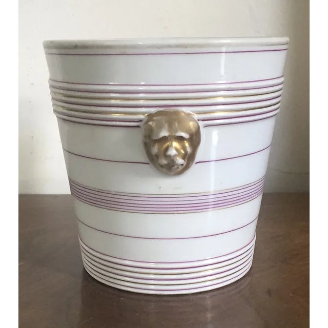 Antique 19th Century French Empire Porcelain Cachepot | Chairish