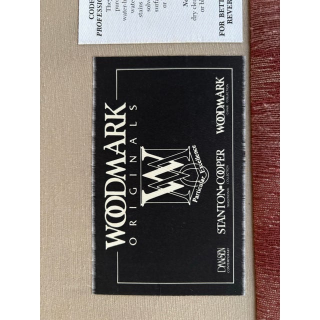 Woodmark Originals Flame Stitch Wing Back Arm Chairs - a Pair | Chairish