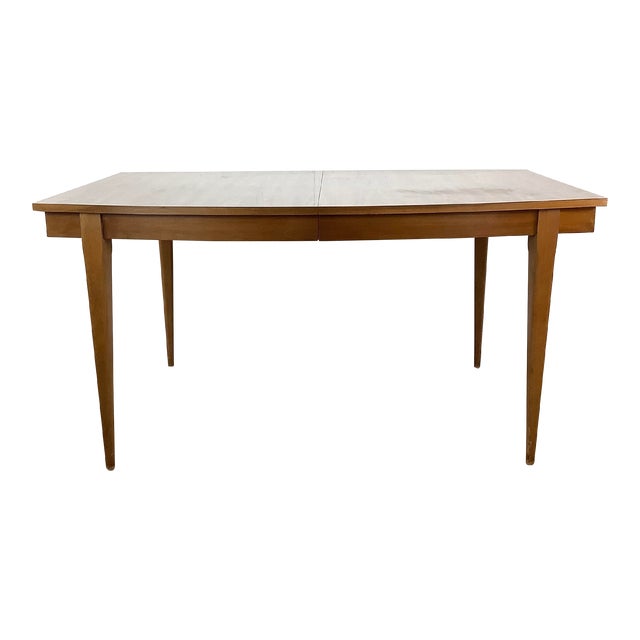 Mid-Century Dining Table With Removable Leaf | Chairish