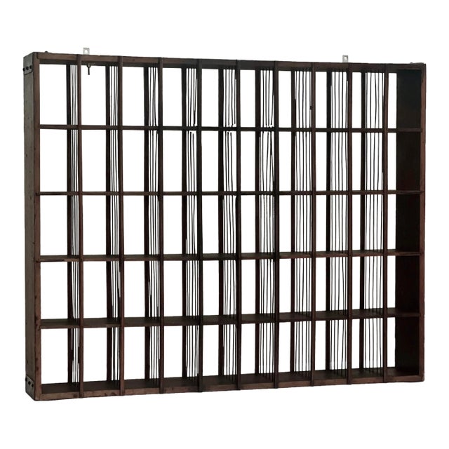 Antique General Store or Apothecary Cubby Cabinet With 50 Compartments ...