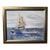 Artist e.f. Fuller Original Painting on Canvas, Seascape, Sailboat ...