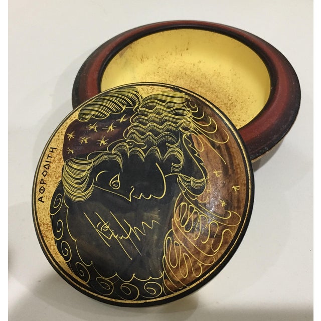 Greek Mythology Aphrodite Pottery Tinker Box | Chairish