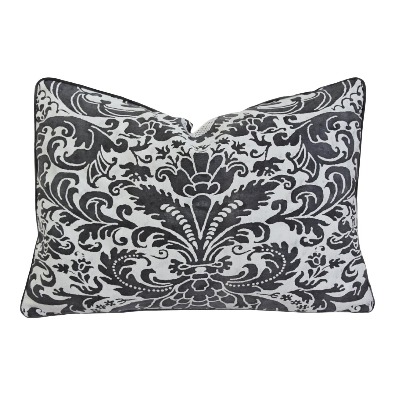 Italian Mariano Fortuny Designer Caravaggio Feather/Down Pillow | Chairish