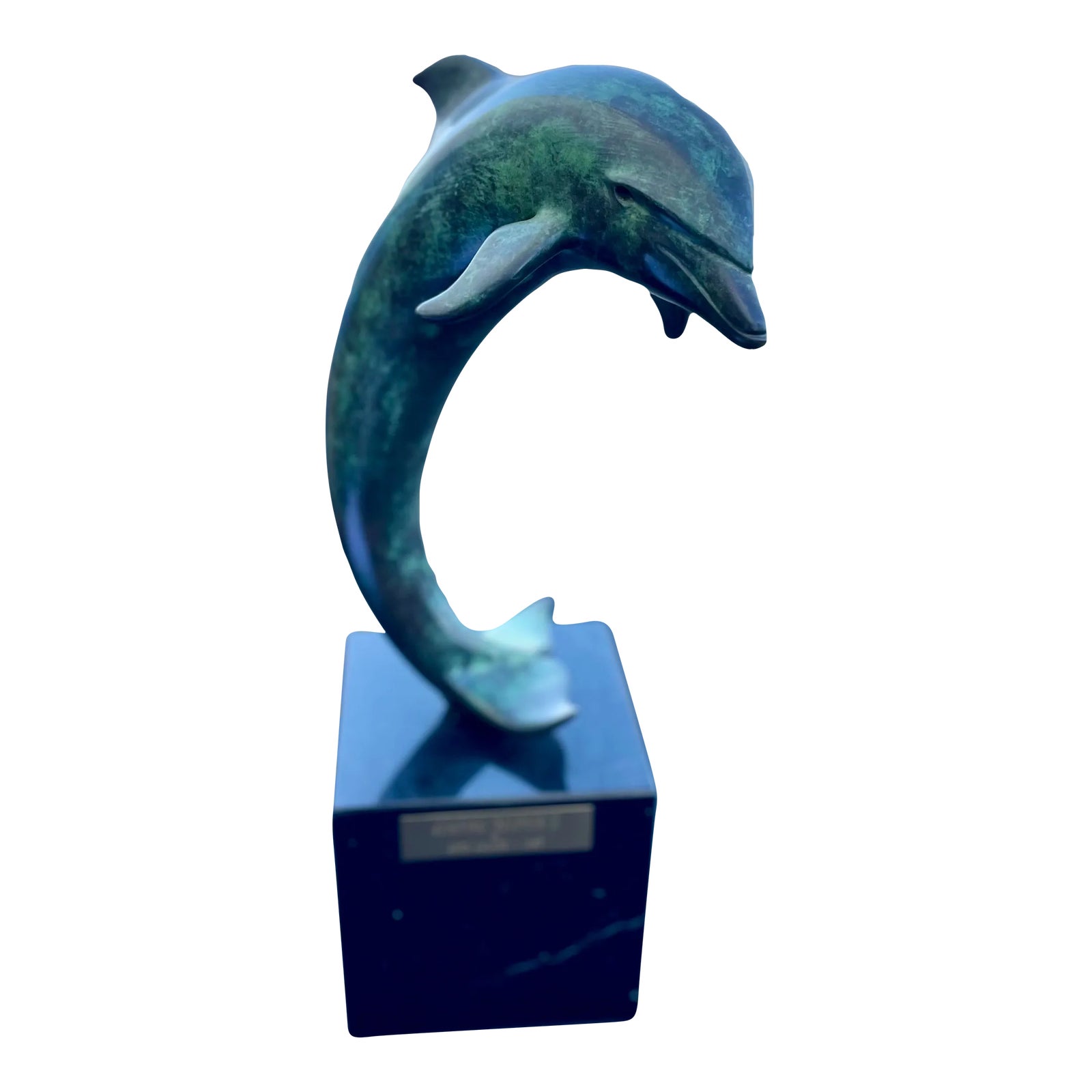 1980s Dolphin Sculpture by John Jagger | Chairish