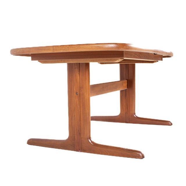 Dyrlund Style Mid Century Teak Dining Table | Chairish