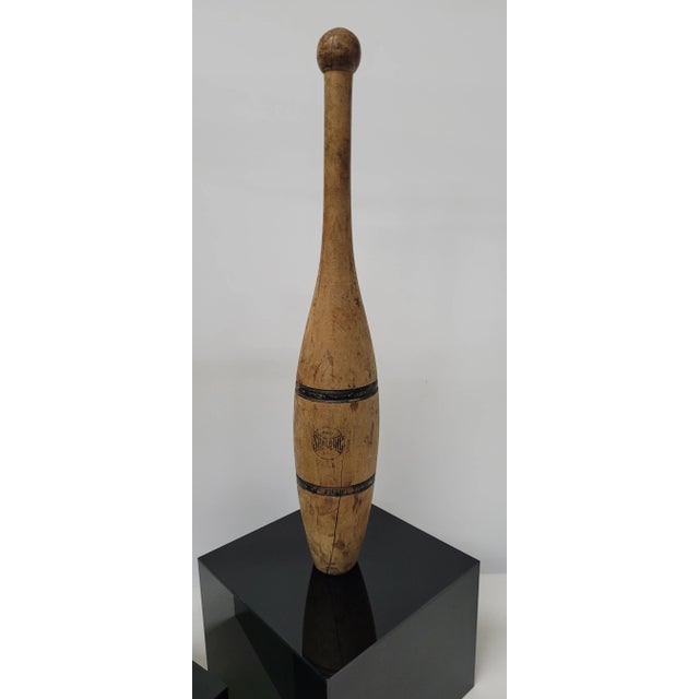 Early 20th Century Antique Folk Art Spalding Circus Juggler Bottles ...