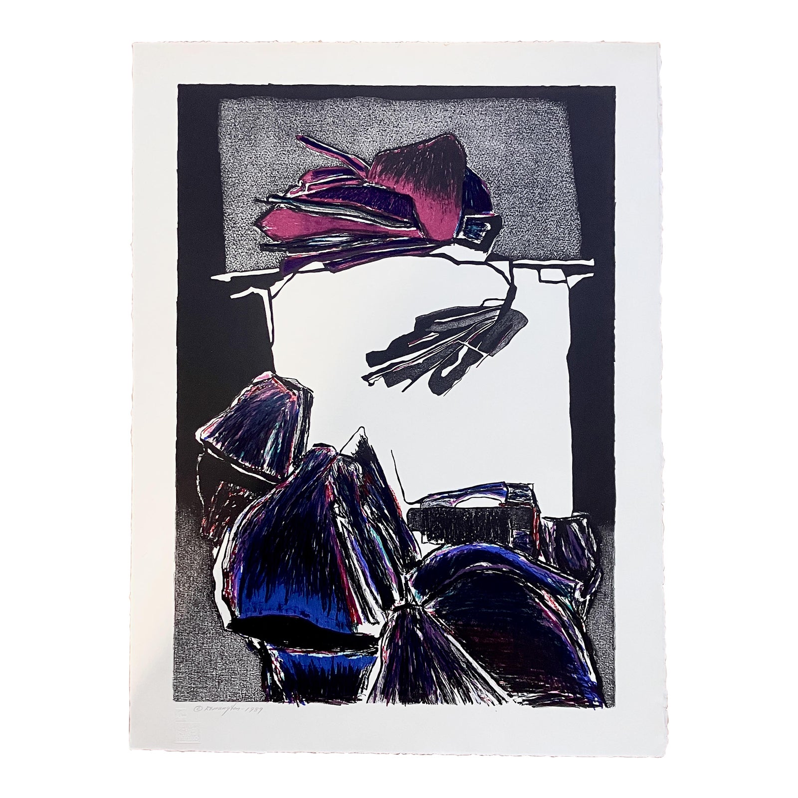 Deborah Remington Quadra, Seven Color Lithograph 1989 Reproduction ...