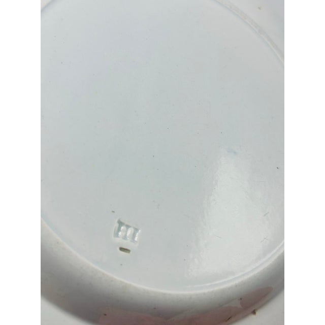 Circa 1790’s English Chinoiserie Leeds Ware Plate | Chairish