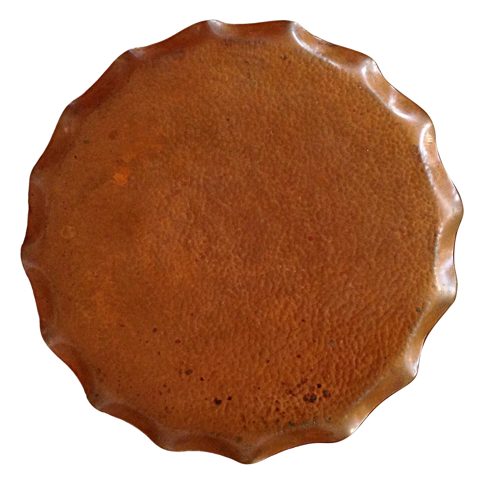 Tasmanian Hand Wrought Copper Tray | Chairish