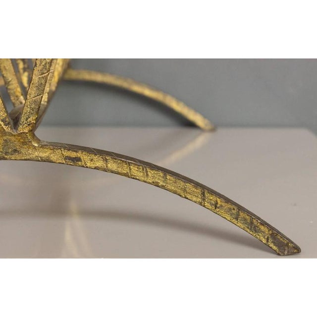 Spanish 1940s Gilt Metal Magazine Rack | Chairish