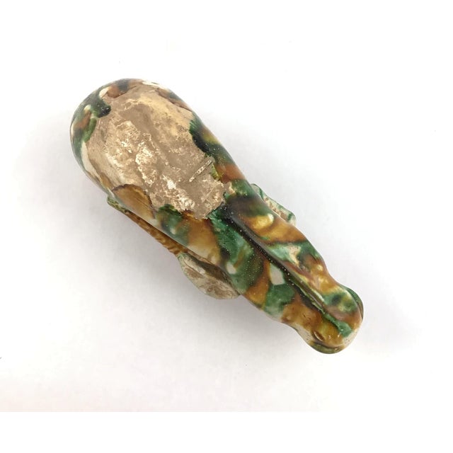 1950s Tri Color Chinese Clay Oxen Head Planter Vessel | Chairish