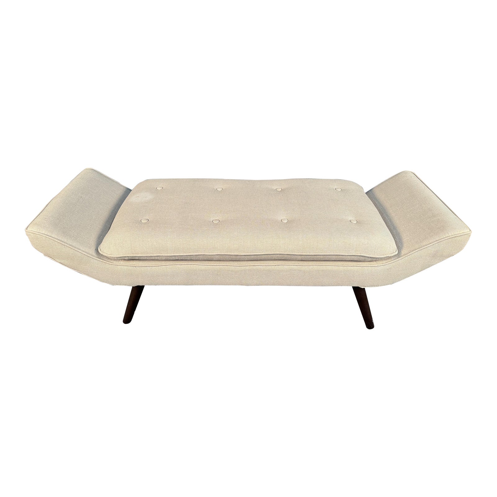 Modern Tufted Upholstered Bench | Chairish
