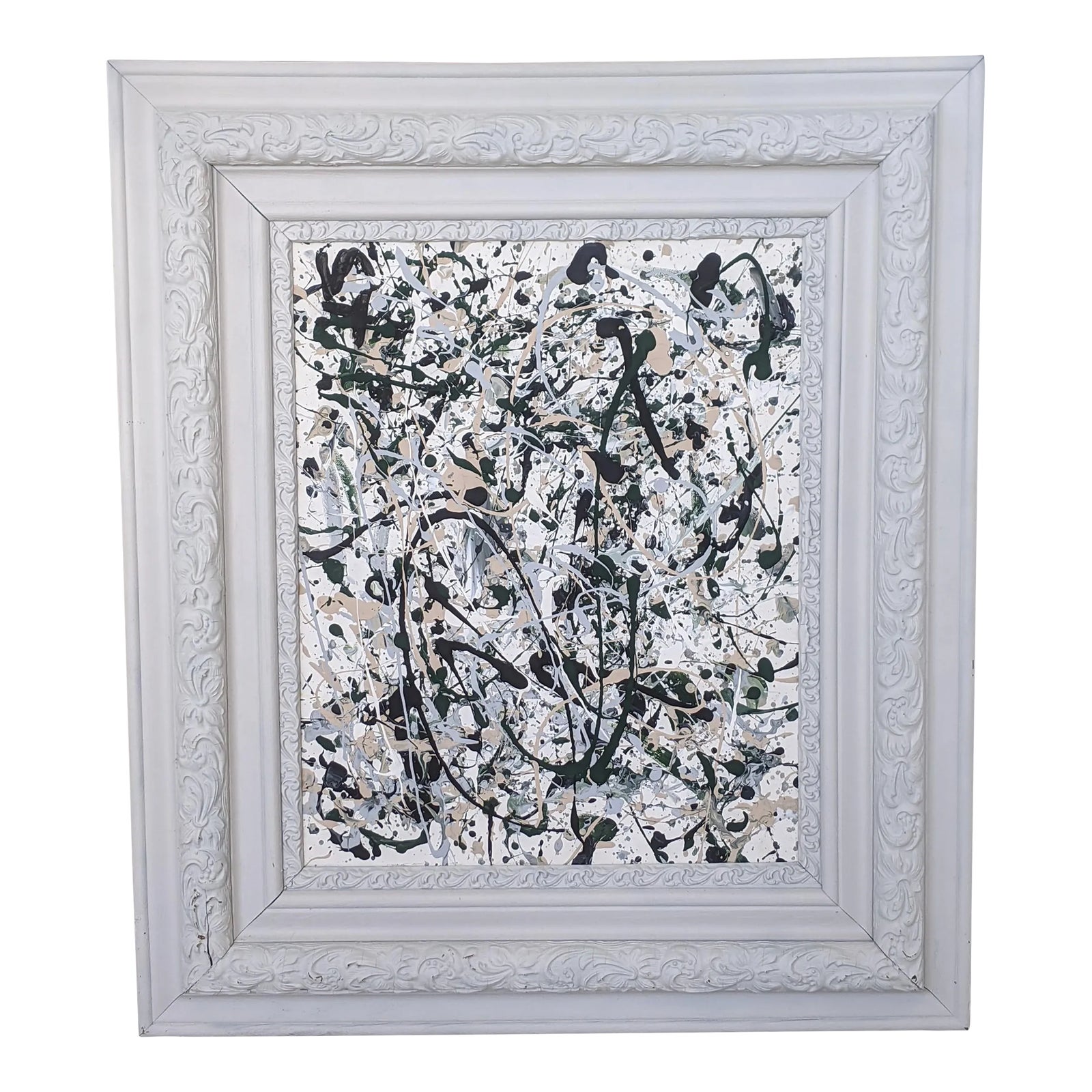 Original Jackson Pollock Inspired "Autumn Rhythm" Expressionist ...