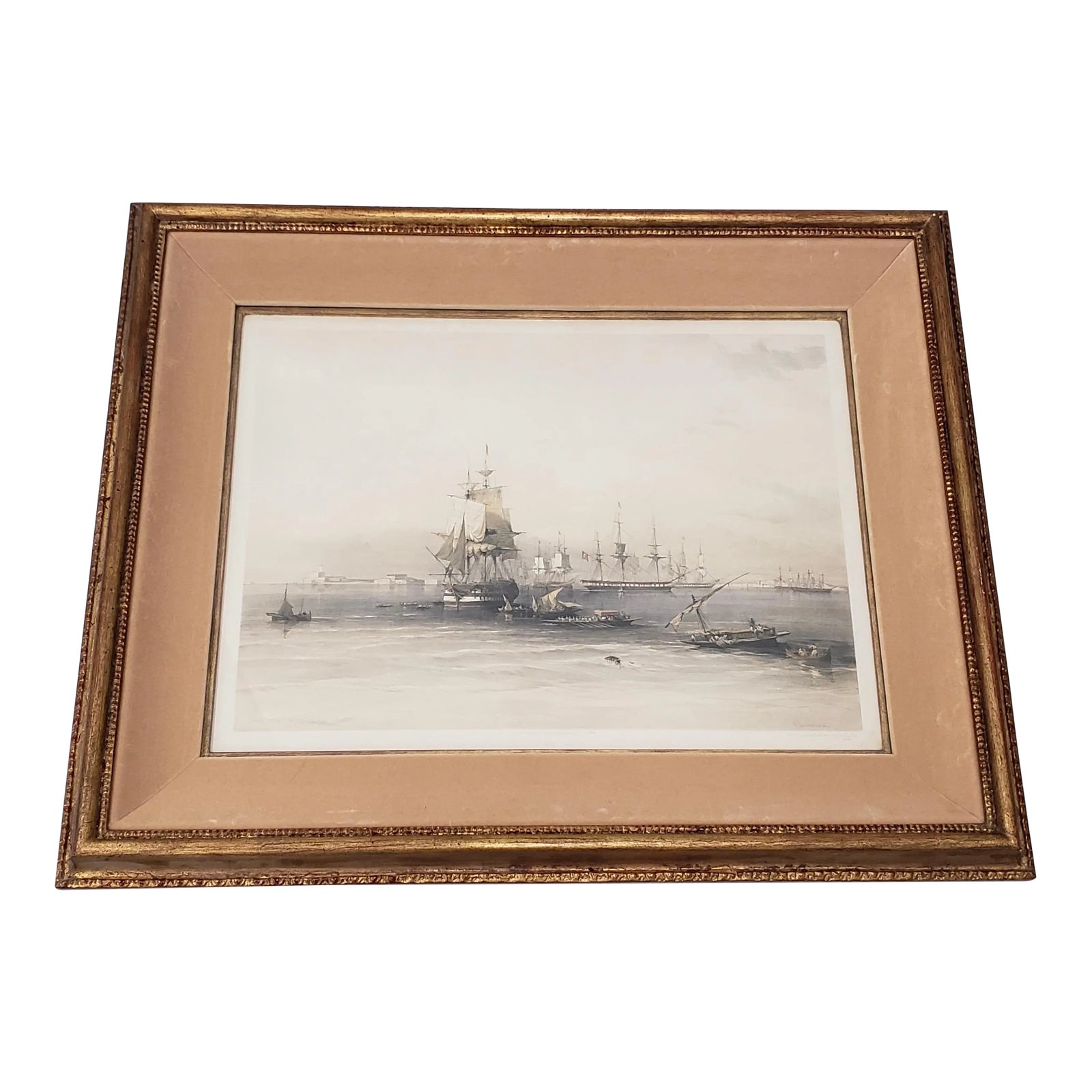 David Roberts "Approach to Alexandria" Original Lithograph W/ Hand ...