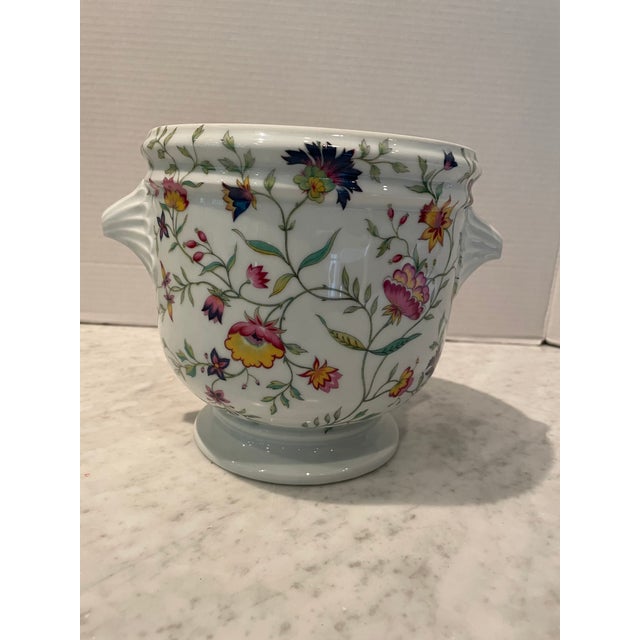 Royal Limoges French Cachepot in Adriana Pattern | Chairish