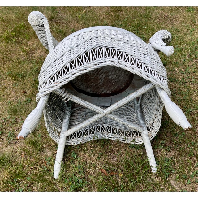 Victorian Wicker Portrait Chair C1860 Photographers Studio Stick & Ball ...