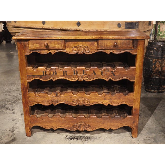 French “Bordeaux” 24-Bottle Wine Carrier With Drawers | Chairish