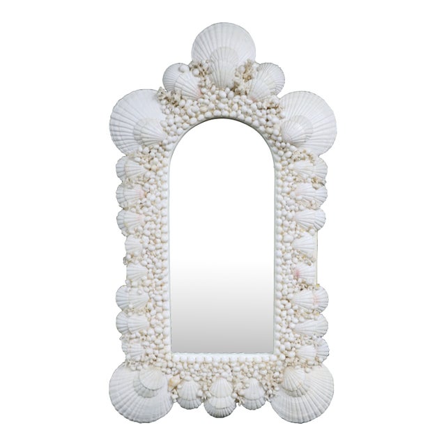 Vintage Shell Mirror | Chairish