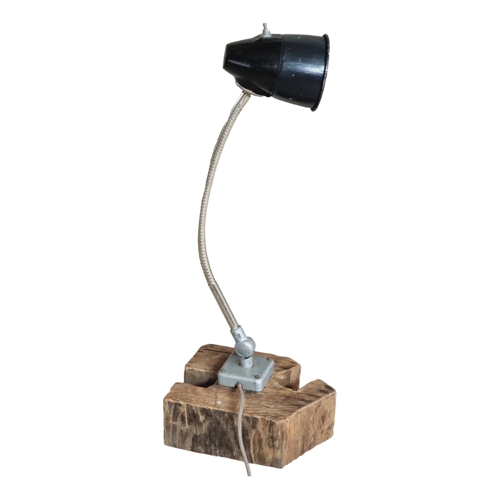 Vintage Factory Table Lamp | Chairish