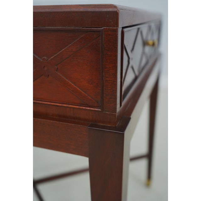 Baker Historic Charleston 1 Drawer Mahogany End Table | Chairish