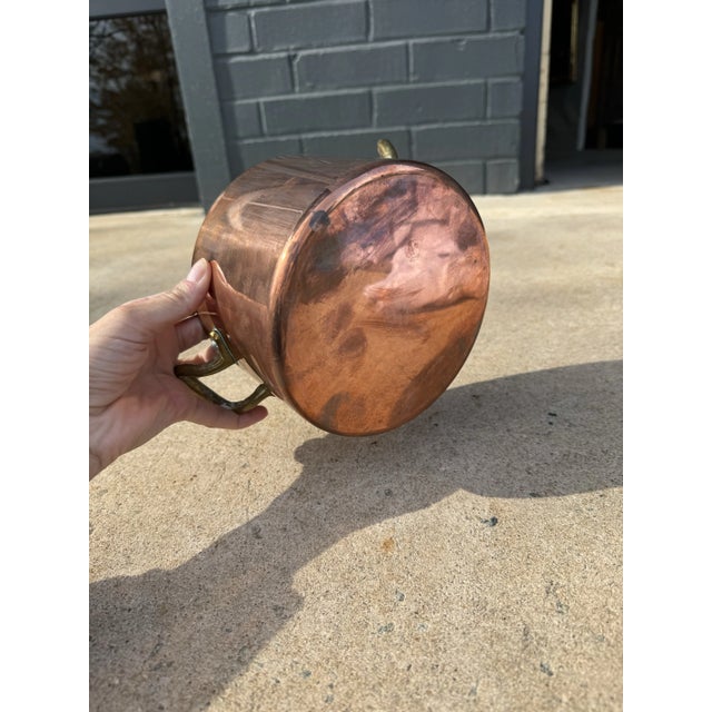 Set of 4 Antique Copper Pots | Chairish