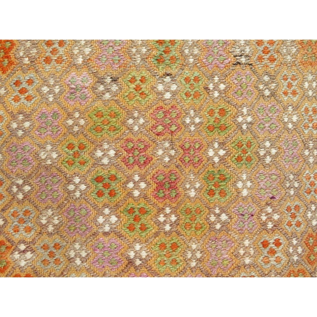 Mid 20th Century Autumn Color Palette Small Turkish Handmade Vintage ...