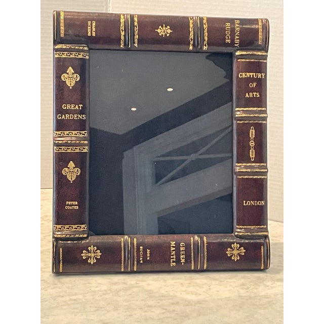 Leather Book Photo Frame by Maitland Smith | Chairish