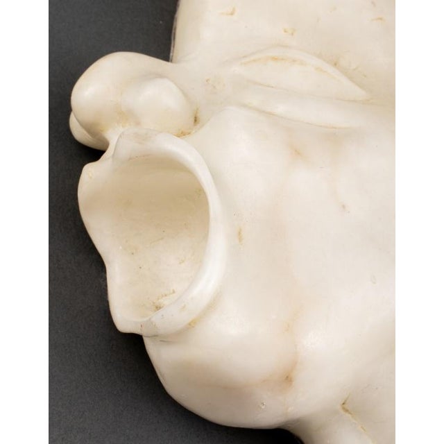 Norman Carton 'Grotesque Faces' Marble Sculpture | Chairish