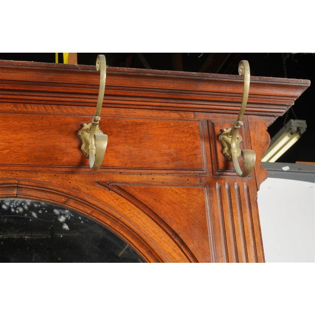 Antique Circa 1870 American Victorian Walnut Entry Hall Tree / Stand ...