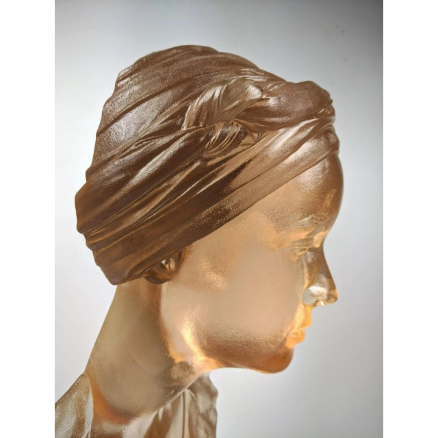 Marc Sijan, Marc Sijan Hyper Realist Contemporary Cast Acrylic Resin Sculpture Portrait Bust ...