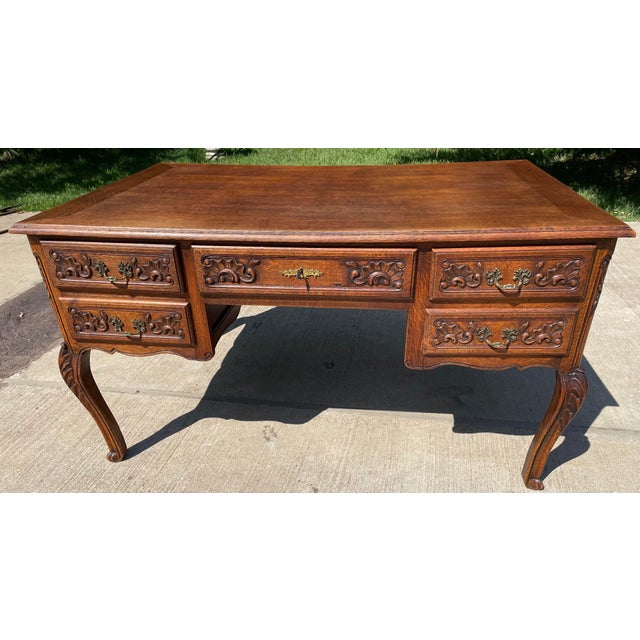 French Louis XV Style Writing Desk | Chairish