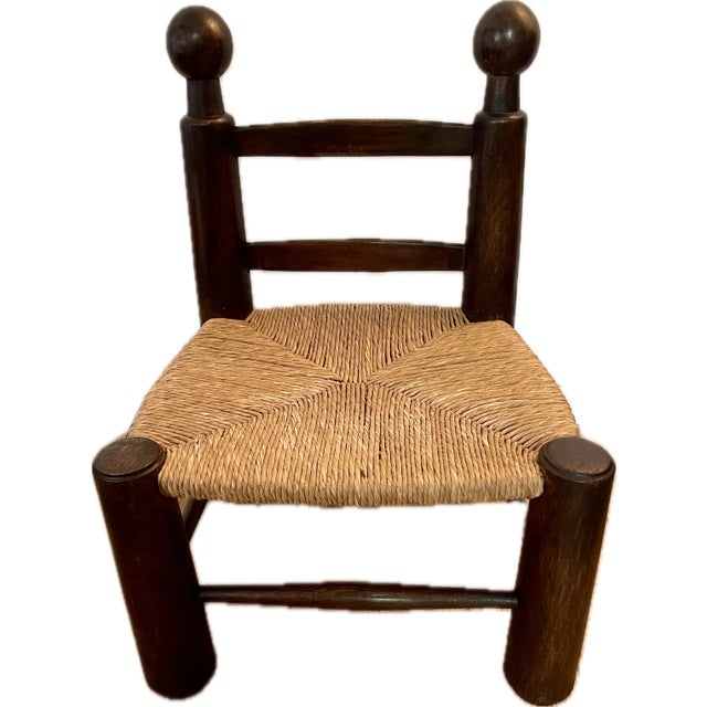 French Fireside Chair - "Chaise Basses" Low Chair by Charles Dudouyt ...
