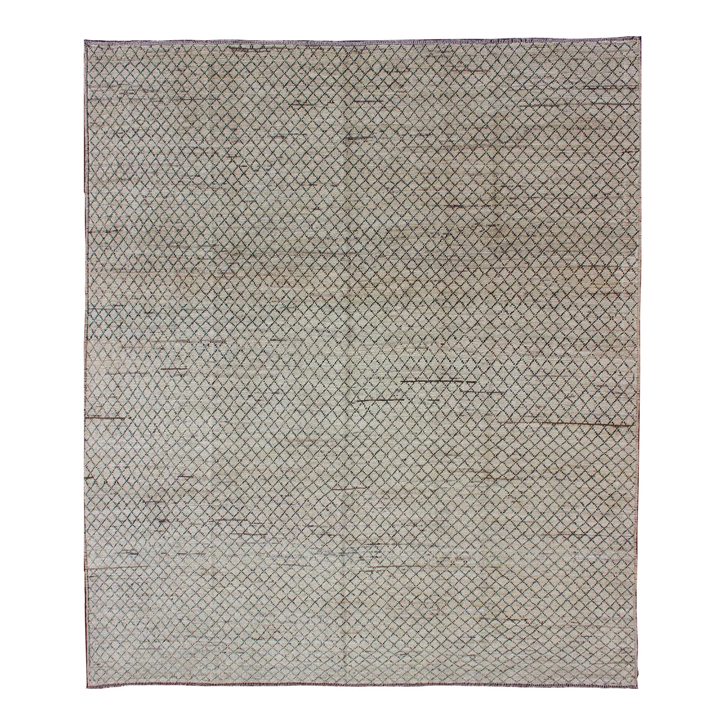Keivan Woven Arts All-Over Modern Rug Subdued Design in Muted Tones ...