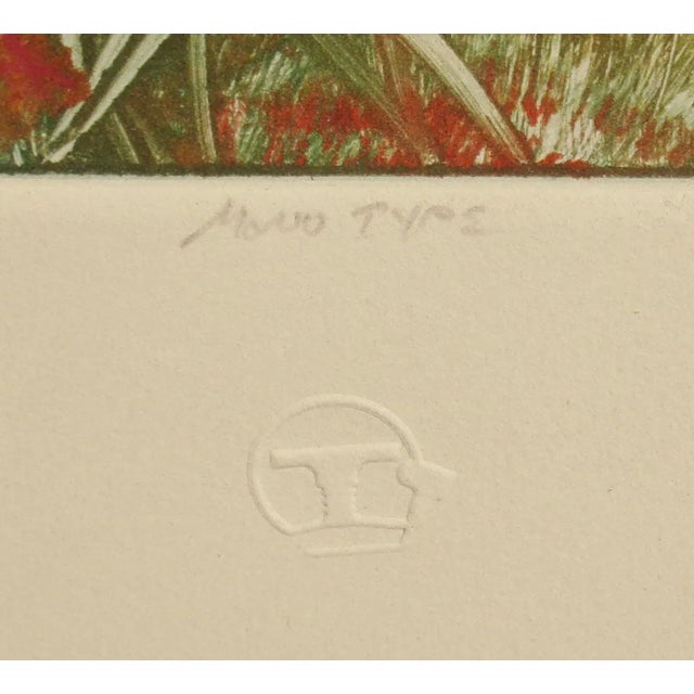 Michael Raburn "And the New World Was Born" Signed Original Monotype ...